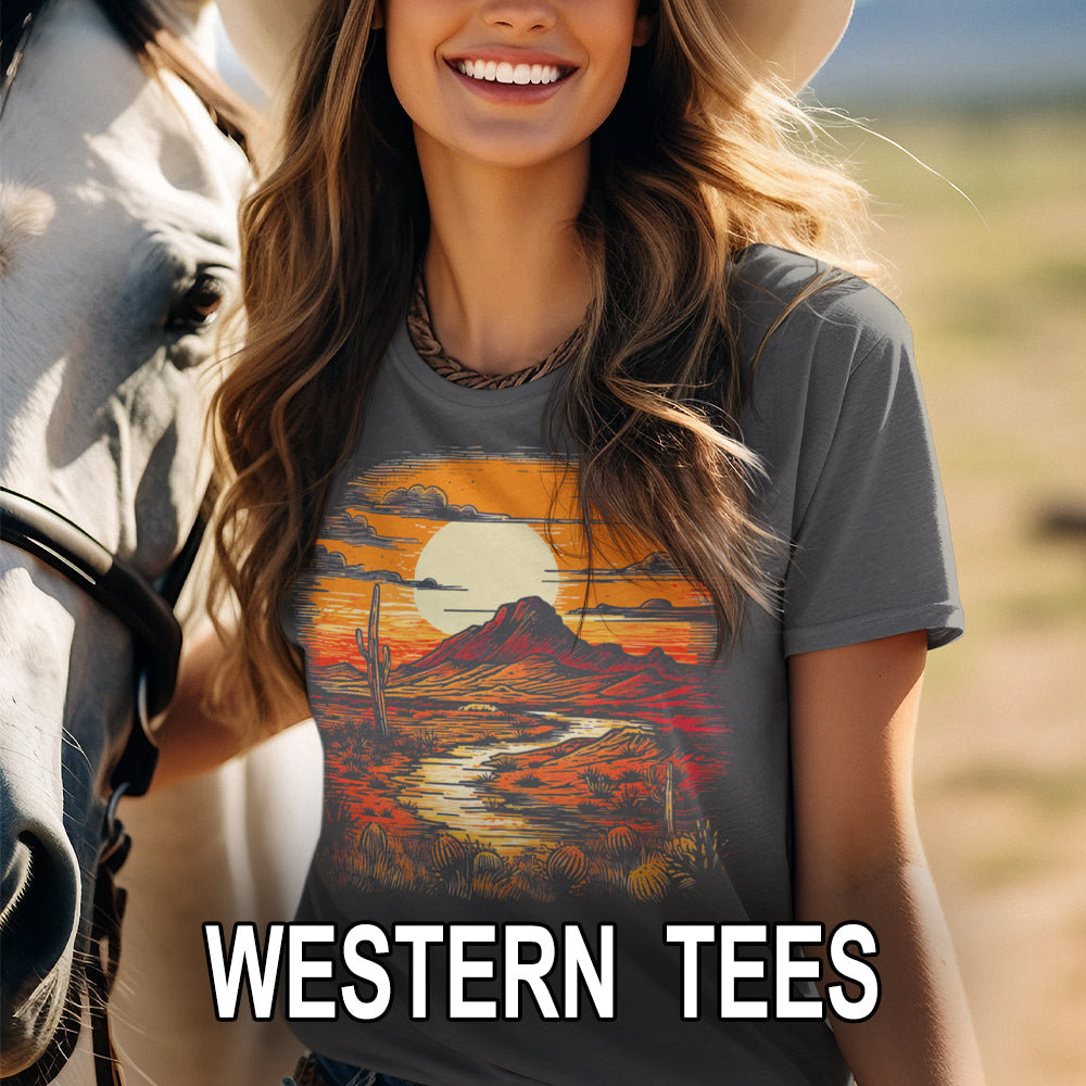 Western Graphic Tees for Women – GyftWear